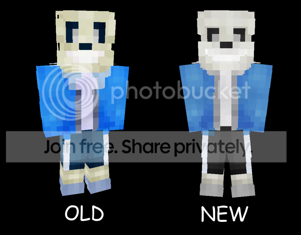 Undertale - Sans Minecraft Skin
